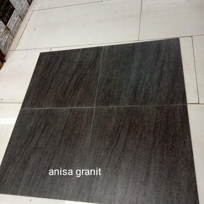 Jual granit 60x60 sanston black dof oasis tekstur - Kab. Bogor - MJ ...