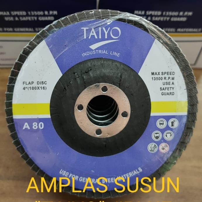 Jual AMPLAS SUSUN TAIYO 4 INCH MATA GERINDA AMPLAS TAIYO AMPLAS KAYU ...