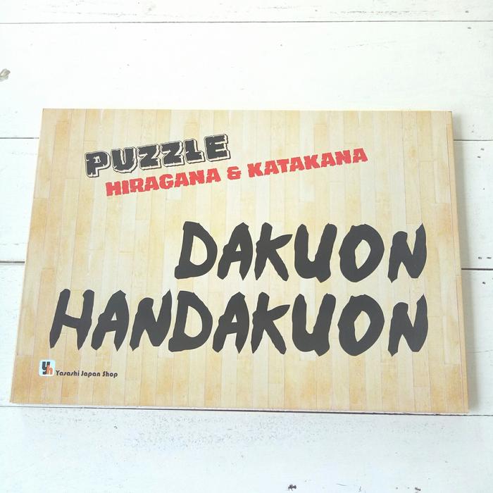 Jual Puzzle huruf jepang Dakuon & handakuon - Kab. Karawang - Yasashi ...