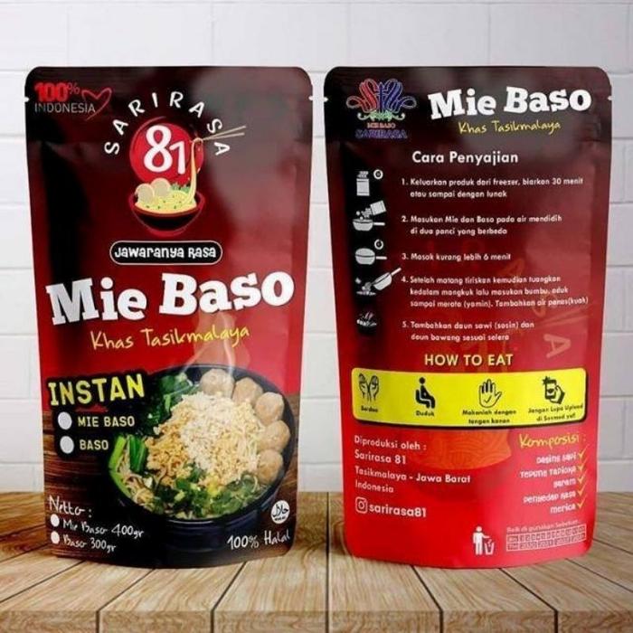 Jual Baso tasik instan / baso sari rasa / mie baso sr - Kota ...