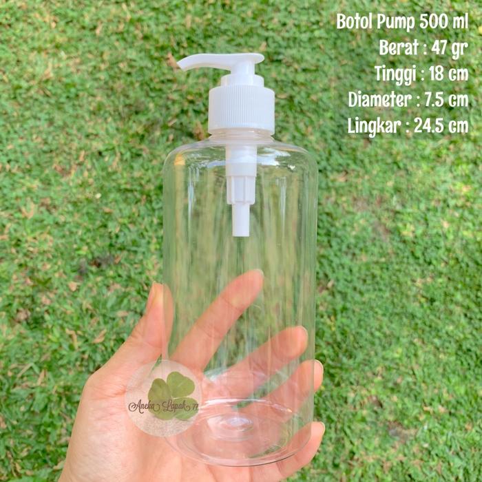 Jual Botol Lotion Pump 500 ml Hand soap 500 ml - Tutup Putih, Botol ...