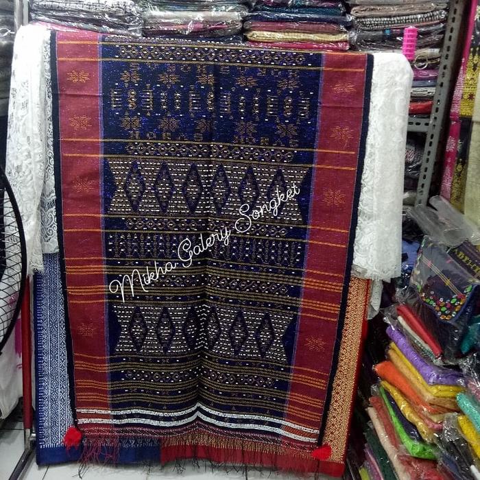 Jual Ulos Sadum Angkola Raja Jumbo Maron - Merah - Jakarta Pusat - Mikha Galery Songket | Tokopedia