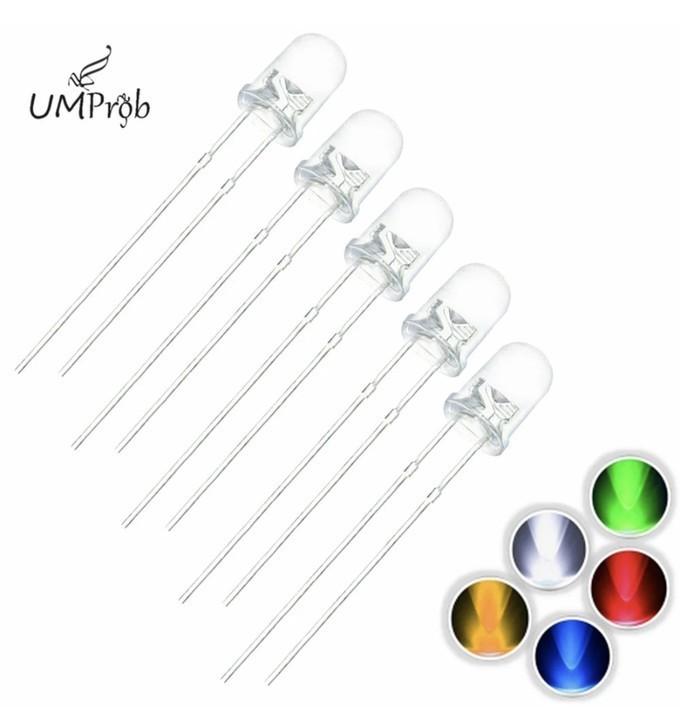 Jual LED 5mm RED Superbright Lampu LED Merah Super Bright Terang 5 mm ...