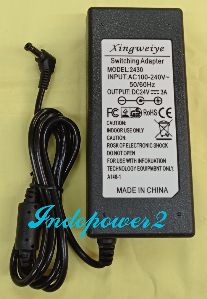 Jual Switching Adaptor 24V 3A Adapter 24 volt Power Supply PSU 24 V 3 A - Jakarta Barat ...