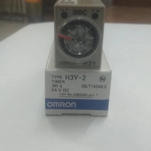Jual TIMER OMRON H3Y-2 30SEC 24VDC ORIGINAL - Jakarta Barat - Benua Harapan Jaya | Tokopedia