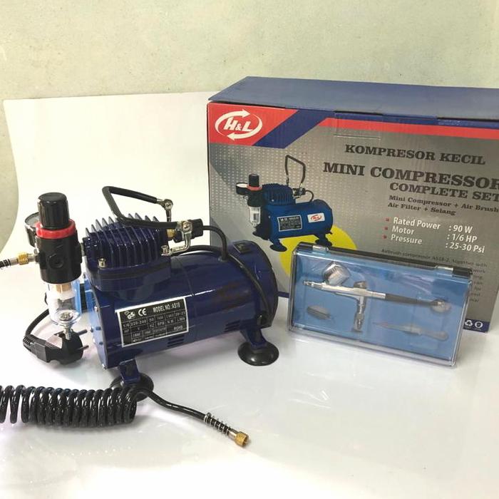 Jual mini compressor set / kompresor mini /kompresor set kecil H&L ...