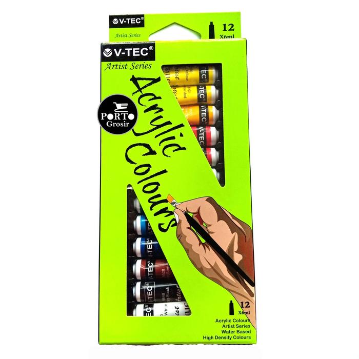 Jual CAT ACRYLIC V-TEC ACRYLIC COLOUR SET 6ML VT-612/A - Jakarta Barat ...
