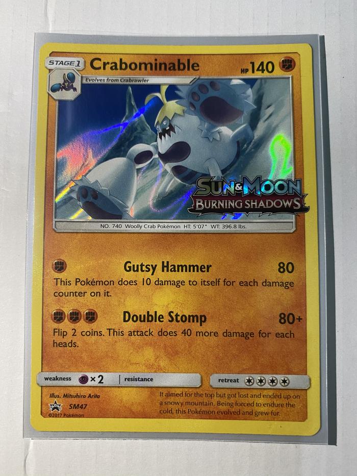 Jual crabominable holo pre release sun & moon burning original english ...