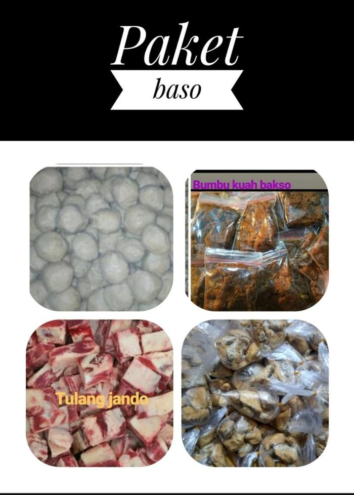 Jual Paket Bakso Komplit : Bakso 50 pcs, Bumbu, Tulang Jando dan Tahu ...
