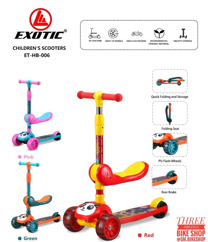 Jual SCOOTER EXOTIC HB 006 DISERTAI TEMPAT DUDUK, MUSIK DAN LAMPU PADA ...