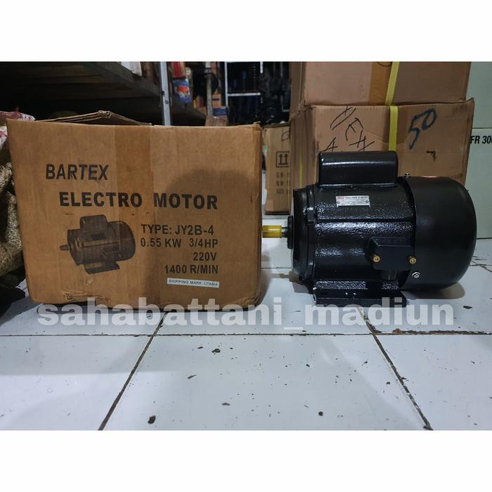 Jual elektro motor / dinamo penggerak 3/4 HP (BARTEX) 1400 RPM - Kota Madiun - sahabattanimadiun ...