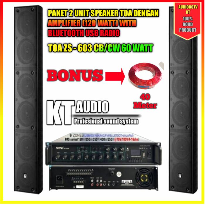 Jual Speaker toa Zs 603 CB/CW 60 watt Paket sound masjid kantor gereja - Jakarta Barat - KTaudio ...