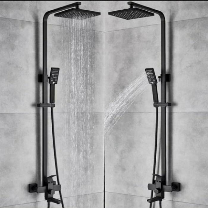 Jual Shower Tiang Black Model Toto / Shower Column Hitam Mixer Model ...