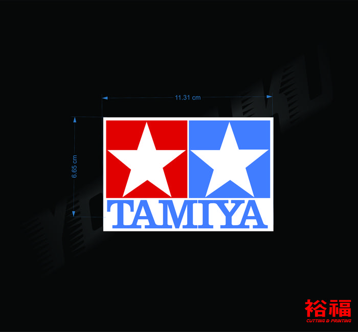 Jual CUTTING STICKER logo TAMIYA, sticker tamiya - Kab. Sleman ...