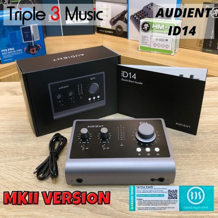 Jual Audient iD14 MKII mk2 mk II ORIGINAL Garansi Soundcard Recording ...