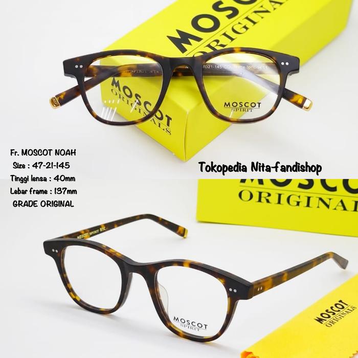 Jual kacamata frame pria wanita MOSCOT NOAH Grade original - Jakarta ...