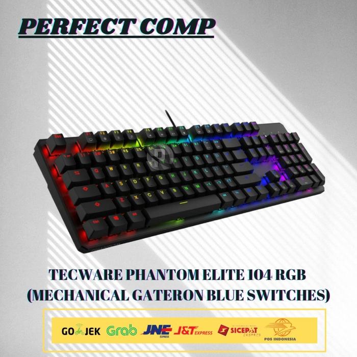 Jual TECWARE PHANTOM ELITE 104 - GAMING KEYBOARD - GATERON BLUE - Biru ...