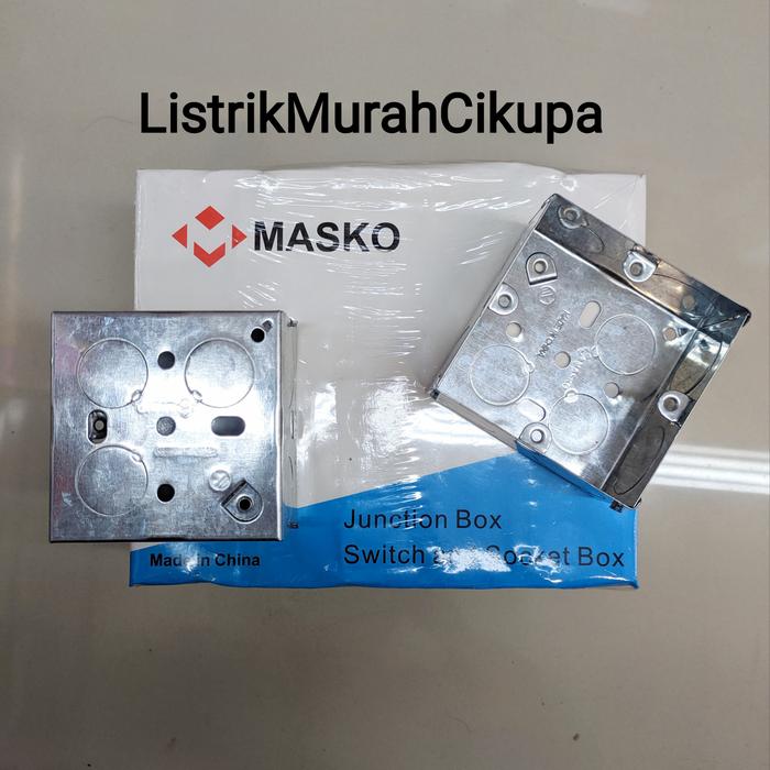 Jual Rumah Saklar Kaleng IB Inbowdus Impodus Masko Junction Box Socket ...