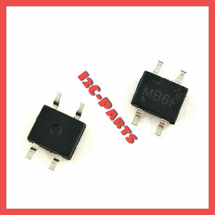 Jual MB6F Diode Bridge Rectifier 600V 0.8A SMD SOP-4 DIODA mb6f ...