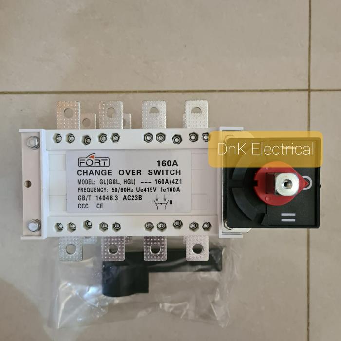 Jual Change Over Switch/COS/Ohm Saklar 4P 160A FORT GGLZ-160/4 - Jakarta Barat - DnK ELECTRICAL ...