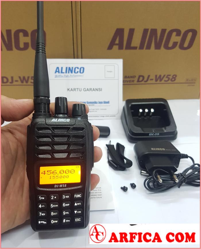 Jual HT ALINCO DJ W58 DUALBAND WATERPROOF ORIGINAL - HT ALINCO W58 ...