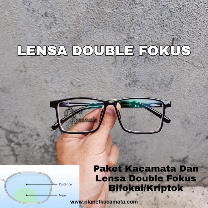 Jual KACAMATA BACA DOUBLE FOKUS BUAT JALAN DAN BACA / LENSA BIFOKAL ...
