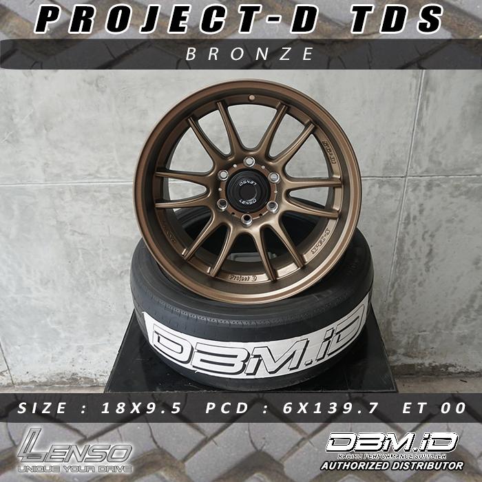 Promo ORIGINAL Velg Lenso Project D TDS R18x9.5 6x139.7 et 00 Bronze Cicil 0% 3x - Kota Surabaya ...