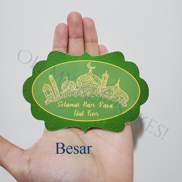 Jual Stiker Kue Toples Hantaran Parcel Lebaran Idul Fitri (2 Ukuran ...