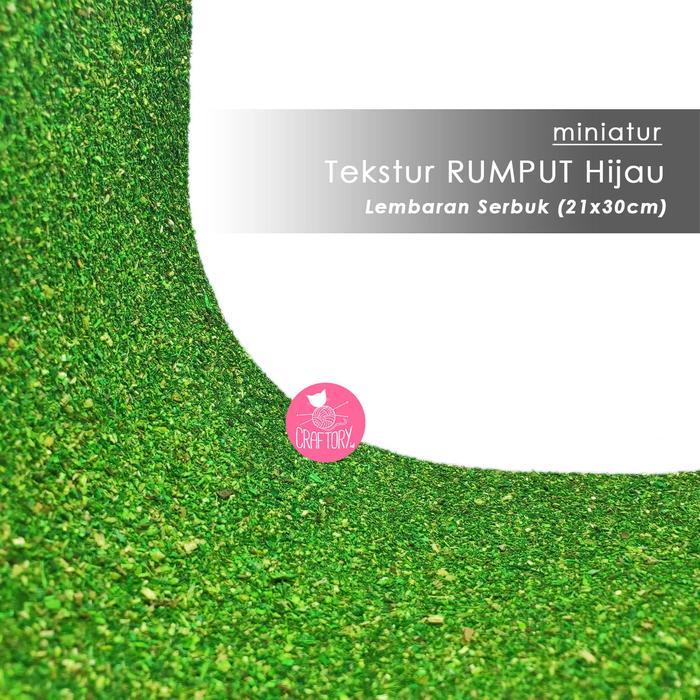 Jual Rumput HIJAU lembaran A4 / maket rumput / texture - Hijau - Kota ...