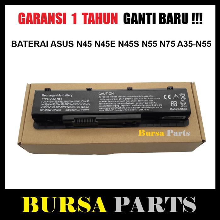 Jual Baterai Battery ASUS N55 A32-N55 N45 N45E N45J N45S N45SF N55E ...