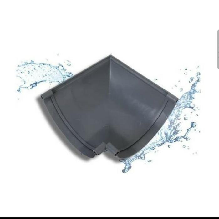 Jual Belokan Siku L Talang Air 6 6 Inch Setengah Lingkar Letter L Di ...