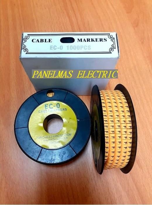 Jual Cable Markers Kabel Marker EC-0 / EC0 (0.75-1.5mm) Fort - Jakarta ...