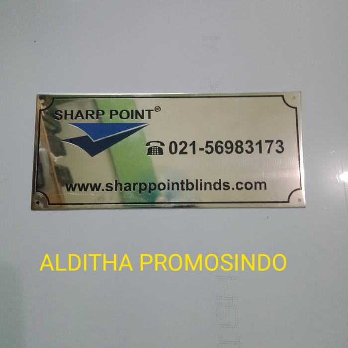 Jual name tag mesin / nama label mesin /name tag mesin custom - Jakarta ...