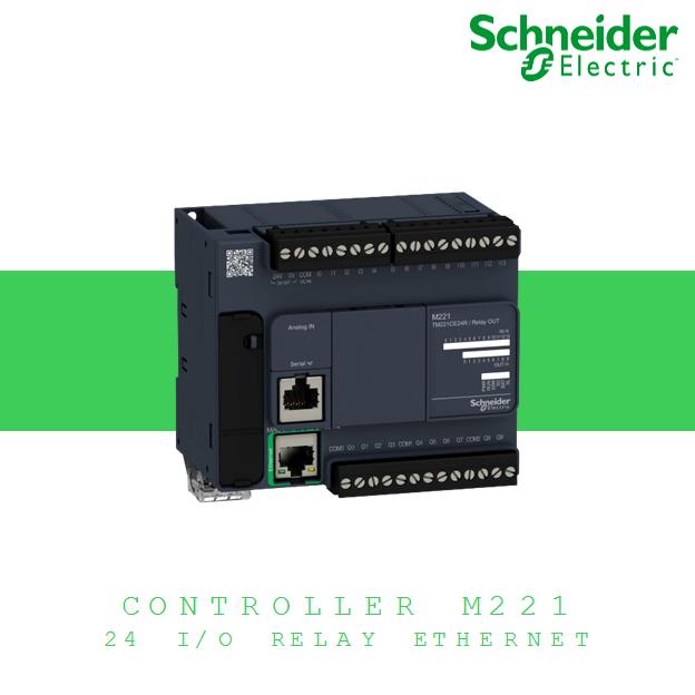 Jual Schneider TM221CE24R - CONTROLLER M221-24IO Relay Ethernet Com ...
