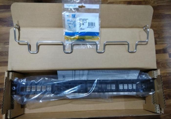 Jual AMP Patch Panel CAT 6 12 Port / Comscope Patch panel 12 Port Cat6 ...