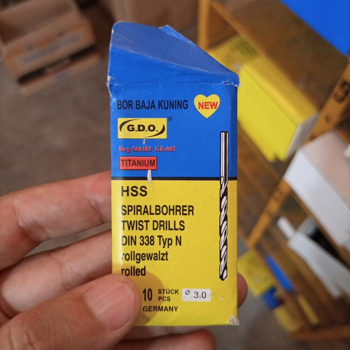 Jual bor kuning 3mm/mata bor kuning 3mm (minim 10pc) - Kota Semarang ...