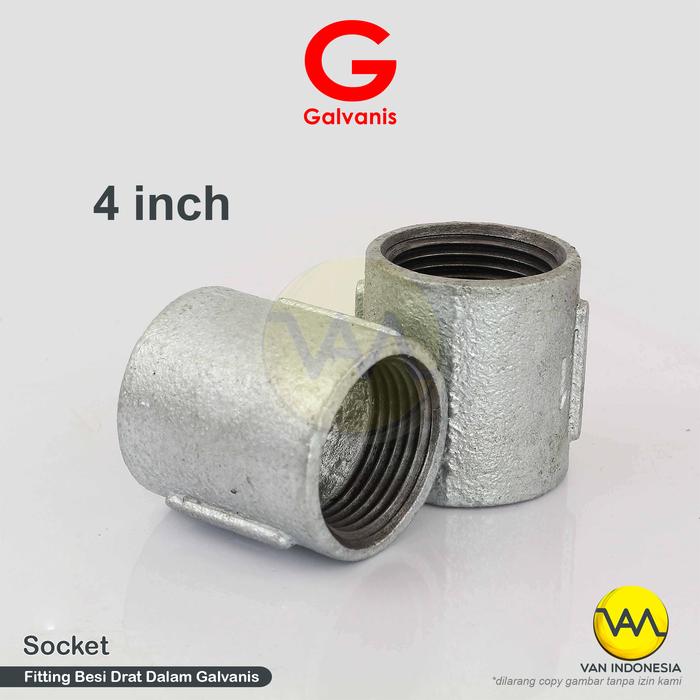 Jual Socket Galvanis 4 inch Fitting Pipa Besi - Kota Bandung - VAN ...
