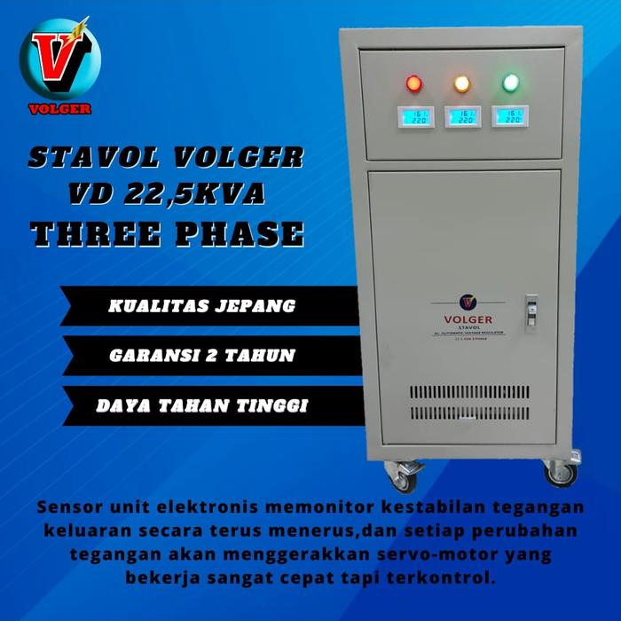 Jual stabilizer Volger VD 22,5 kva 3 phase - Jakarta Pusat - Sumber ...