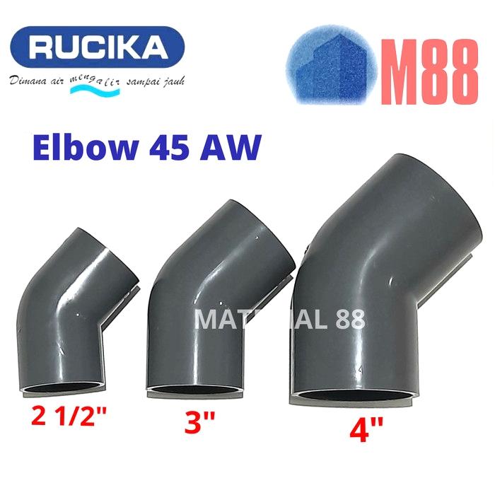 Jual Keni 45 Derajat 4 Inch Rucika Aw Elbow Knee Pipa Pvc Di Seller Retan Shop - Cengkareng ...