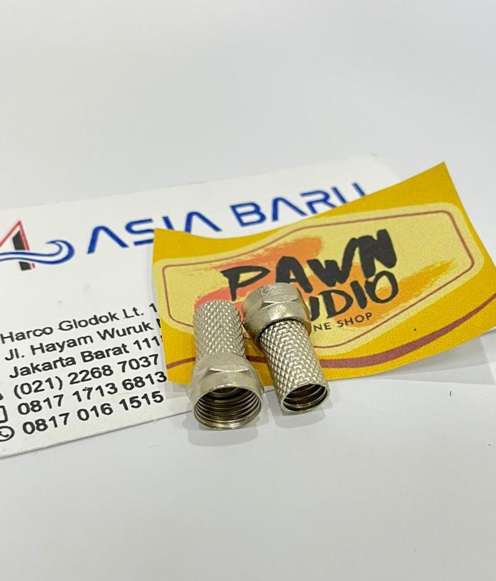 Jual Jack konektor sambungan F Drat Besi 5C / RG6 / Antena / Parabola Biasa - Jakarta Utara ...