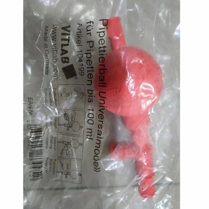 Jual PIPET FILLER 100 ML / BULP PIPET 100 ML VITLAB - Kota Surabaya ...
