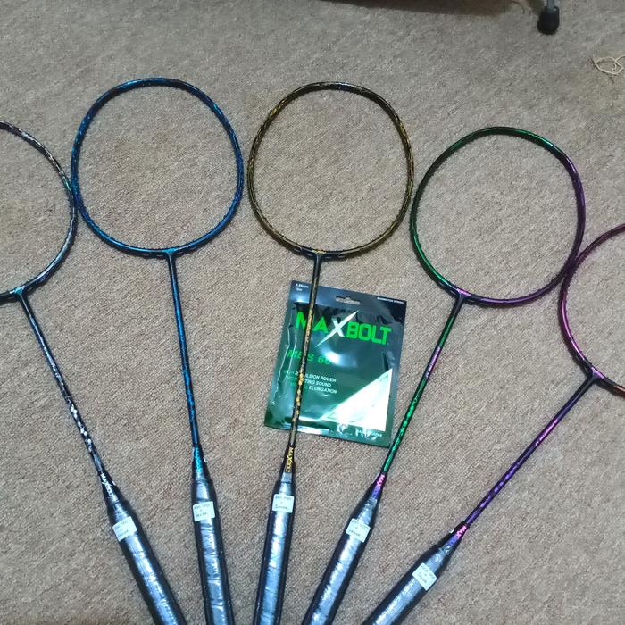 Jual raket maxbolt superstar LT original free pasang senar - Kab ...