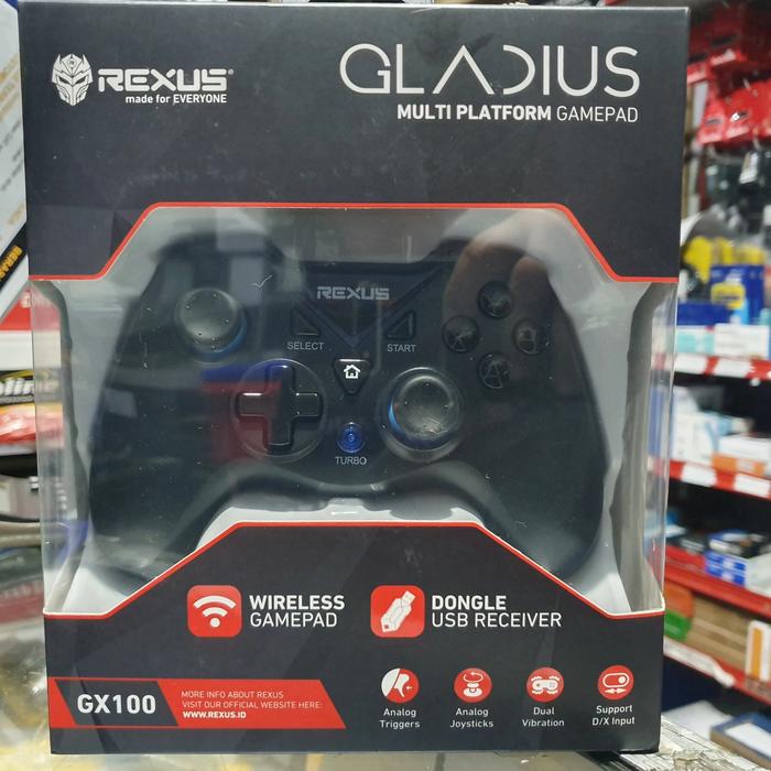 Jual Joystik Gamepad Game Pad Wireless Rexus Gladius GX100 Original ...