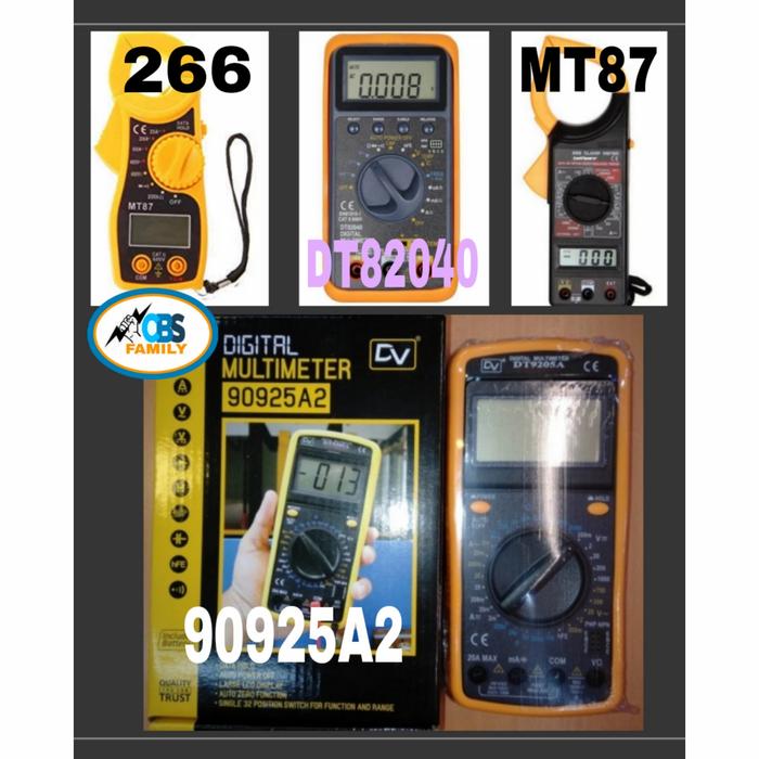Jual DV Mini Clamp Digital Multimeter MT87 / Alat Ukur Capit - Jakarta ...