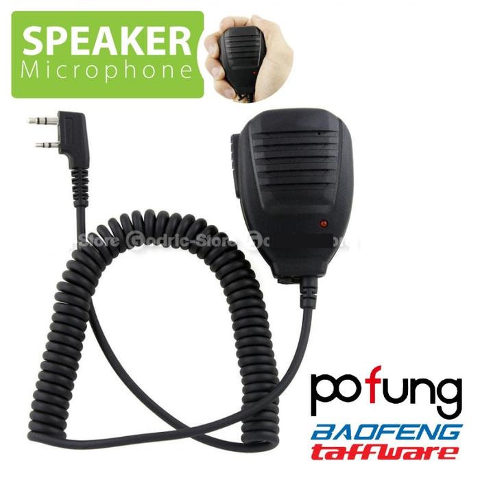 Jual Baofeng Extra Mic Speaker Microphone HT UV-5R UV5R UV-82 BF-888S ...