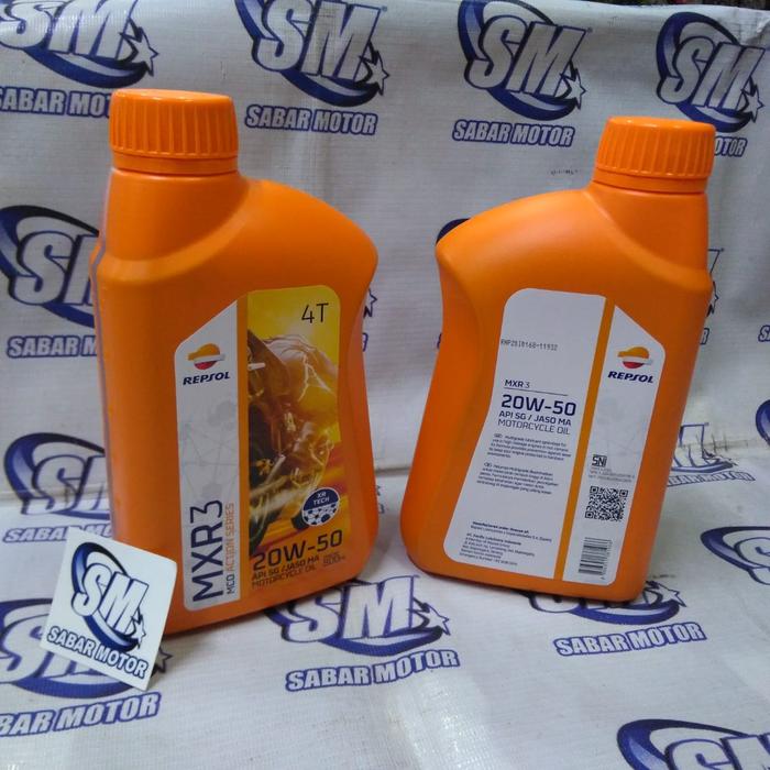 Jual oli mesin repsol moto super 4T 800ml SAE 20W-50 oli motor / oli ...