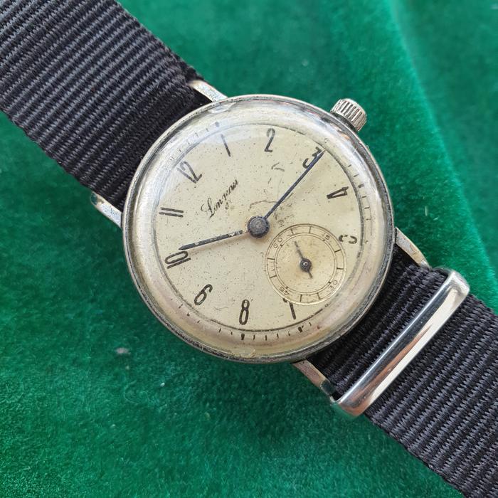 Jual Jam Tangan Vintage Longeau Trench sub second WWII not omega ...