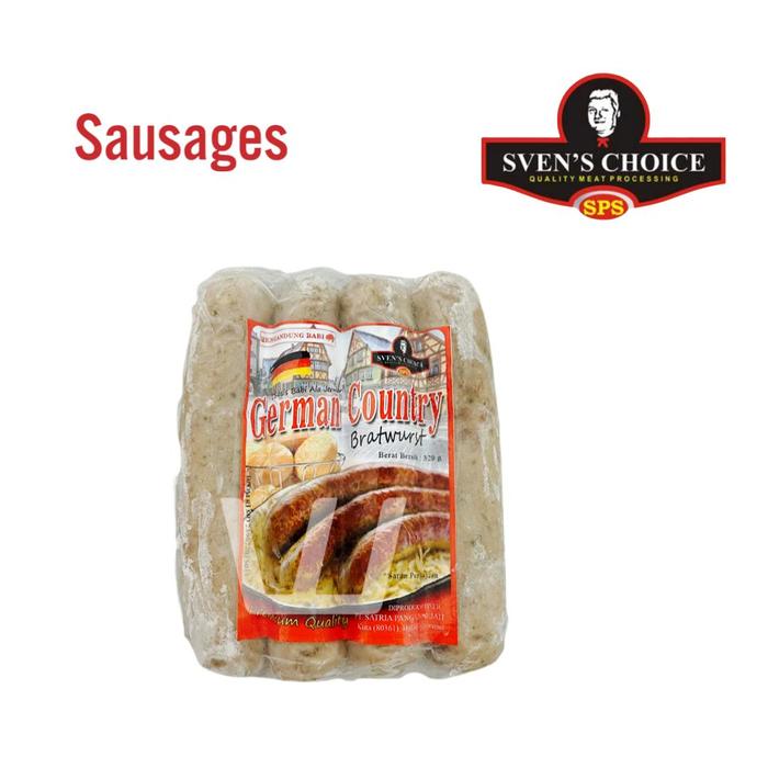 Jual Sosis Sven's Choice Sven Pork Sausage German Country Bratwurst ...