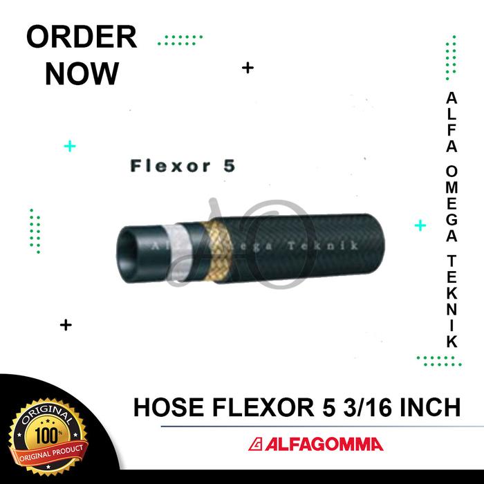 Jual SELANG HIDROLIK 3/16 INCH 5MM KAWAT BENANG ALFAGOMMA HYDRAULIC HOSE R5 - Kota Surabaya ...