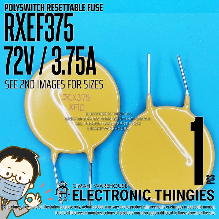 Jual RXEF375 72V 3.75A POLYSWITCH POLYFUSE PPTC PTC FUSE - Kota Cimahi ...